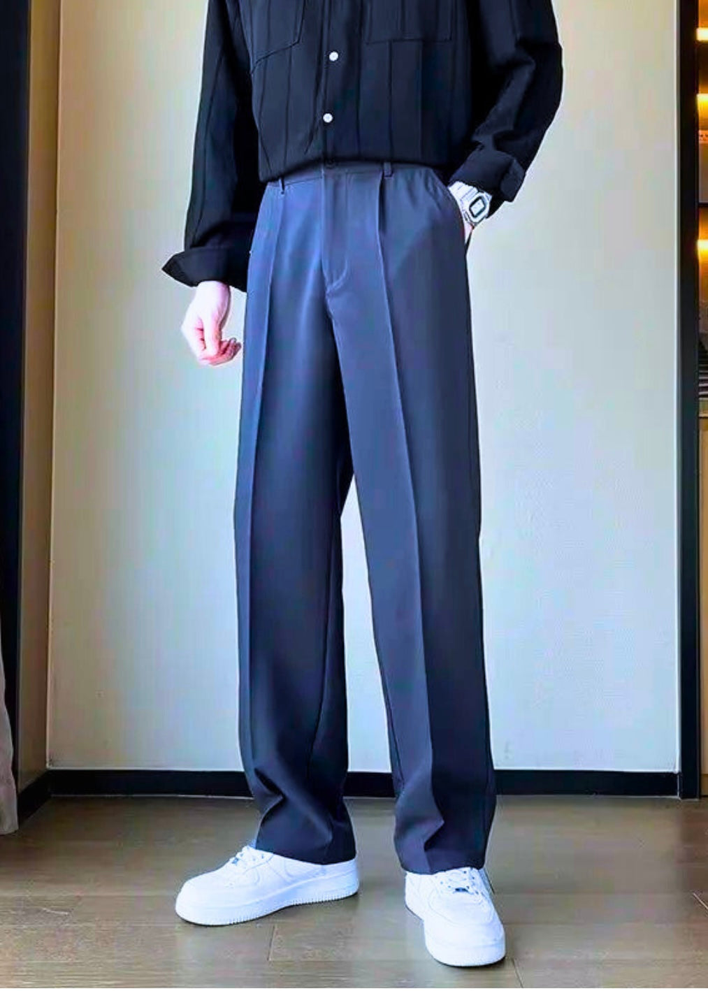 Grey Korean Pant – Balloon Clothing